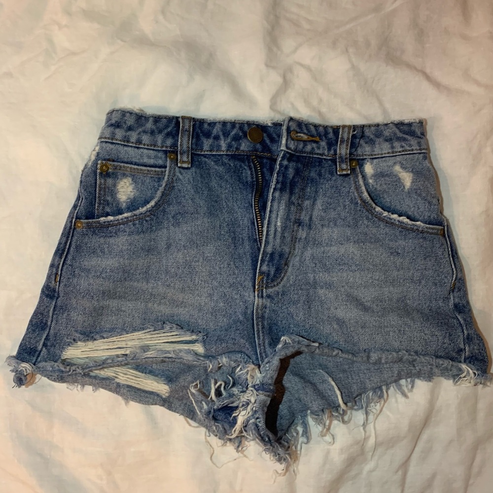Lulus Rollas Denim Shorts - Gem